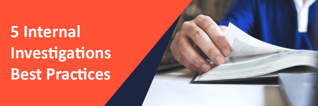 5 Internal Investigations Best Practices - Compliance Prime Blog