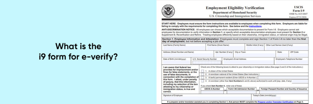 What is the i9 form for e verify? - Compliance Prime Blog