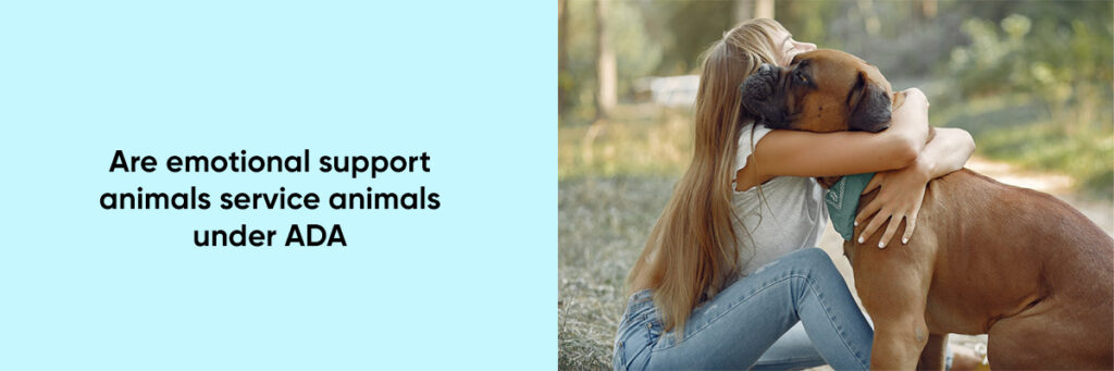 Are emotional support animals service animals under ADA? - Compliance ...